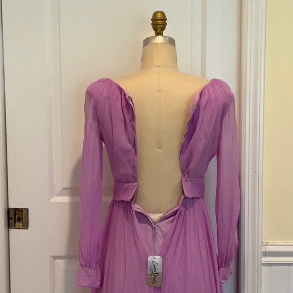 Emma Domb | Dresses | Vintage 96s Emma Domb Purple Cottagecore Dress ...